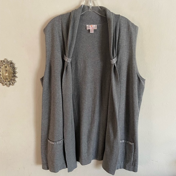 Quacker Factory | Jackets & Coats | Quacker Factory Sweater Vest | Poshmark